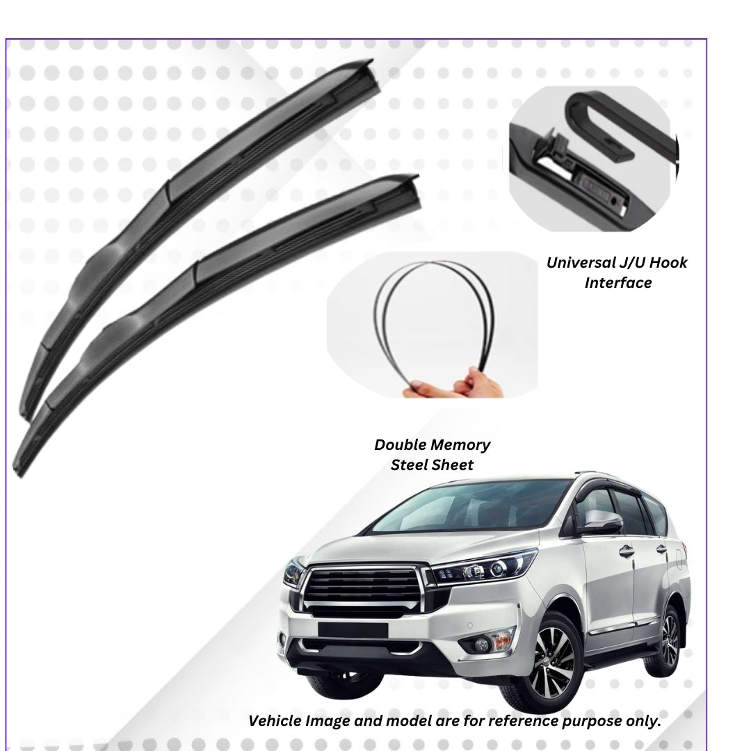 For Toyota Innova Crysta ELPIS® Premium Quality Hybrid Wiper Blades, D